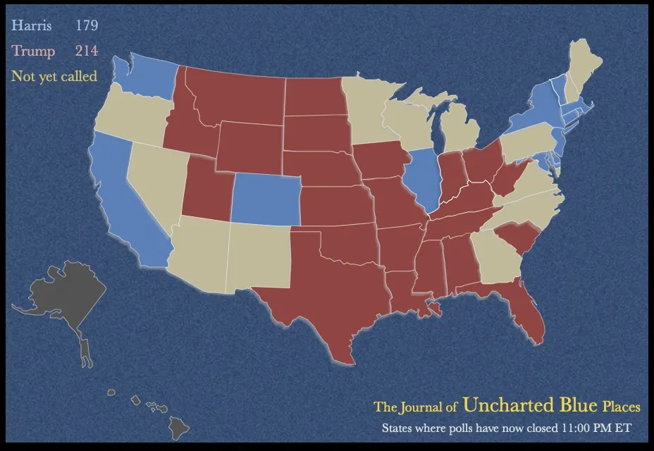 2024 election - Uncharted Blue